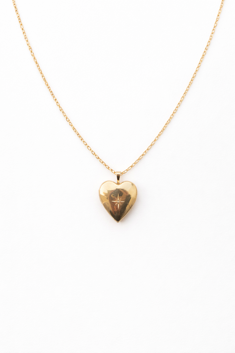 Luxe Rhinestone Heart Locket – Our Spare Change