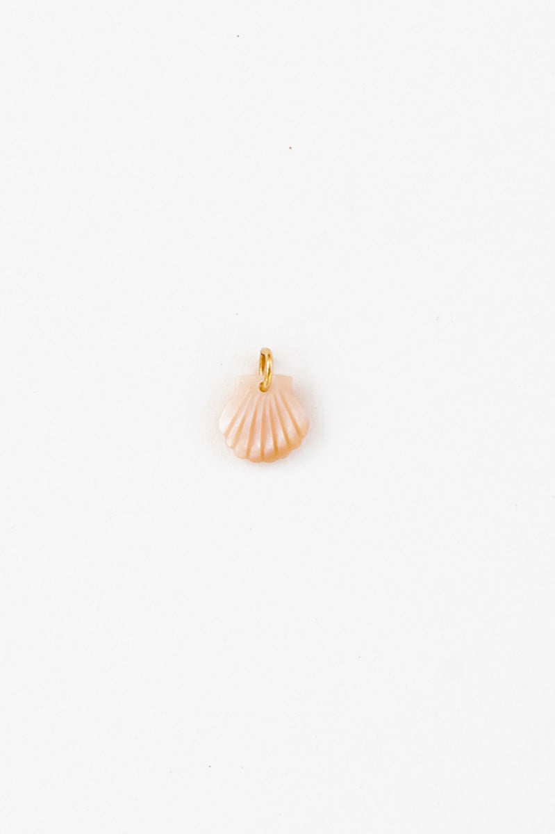 Light Pink Clamshell Charm – Our Spare Change
