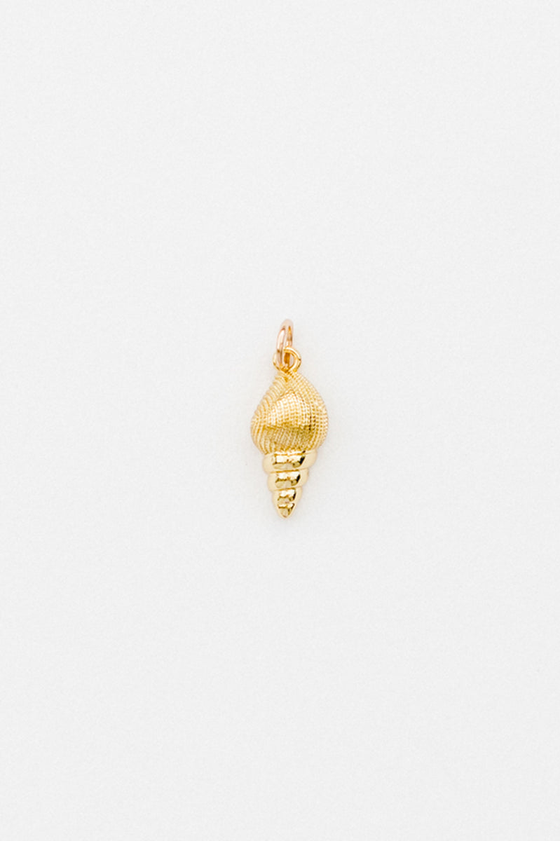 Gold Conch Shell Charm – Our Spare Change