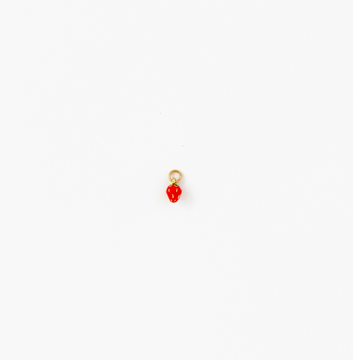 Small Strawberry Charm – Our Spare Change